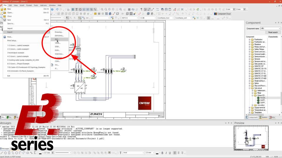How to Insert Logos and New Export in PDF with E3.schematic